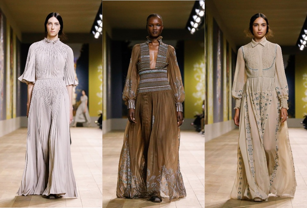 Показ Dior на FW 2022-23 Haute Couture з декораціями від української ...
